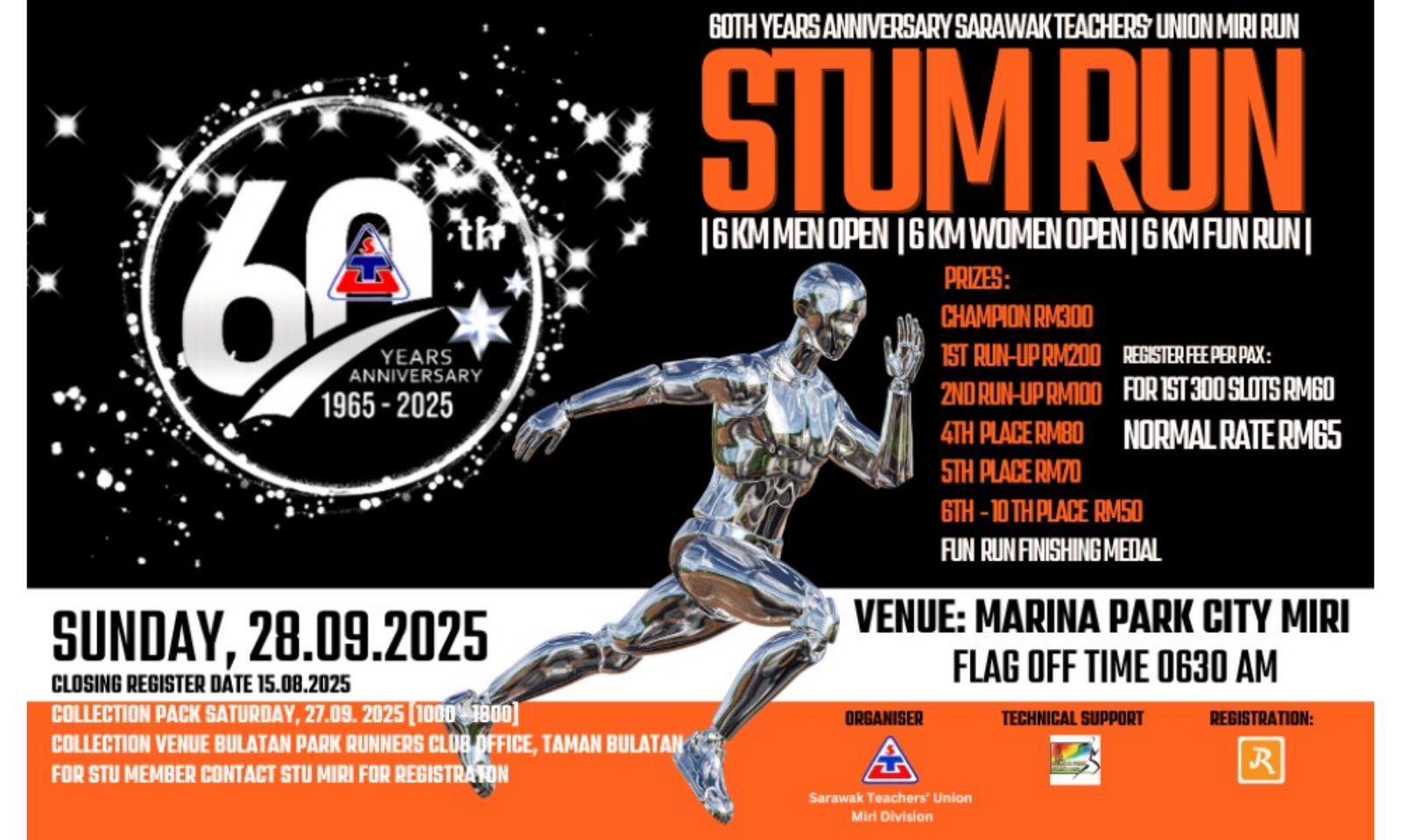 60TH ANNIVERSARY STUM RUN 2025 - Lesgo.My!
