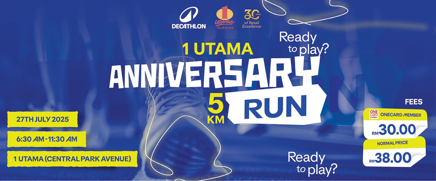 Decathlon 1 Utama Anniversary Run - Lesgo.My!