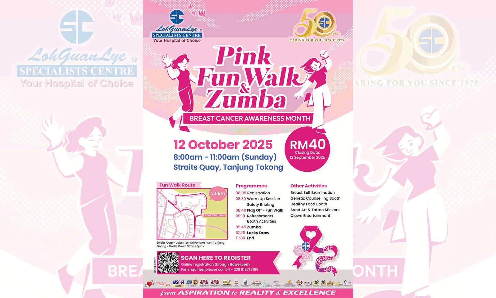 Pink Fun Walk & Zumba 2025 - Lesgo.My!