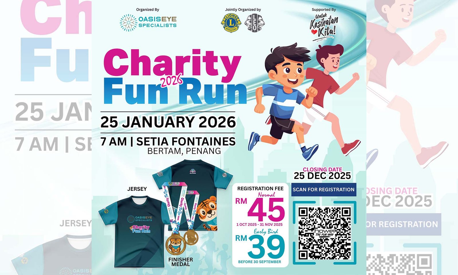 Oasis Charity Fun Run 2026 - Lesgo.My!